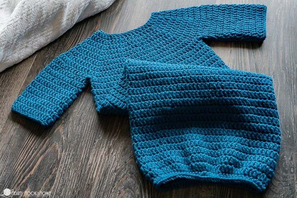 Simple And Easy Crochet Newborn Sleeper Pattern In Solid Color - The ...