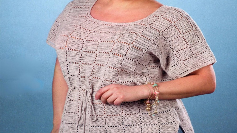 Marieta Blouse Crochet Pattern In All Sizes For Casual Charm - The Patterns
