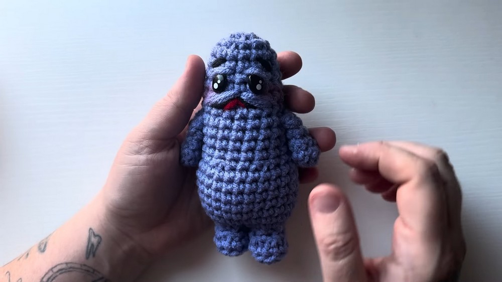 Beginner-Friendly Cute Grimace Amigurumi Crochet Pattern - The Patterns