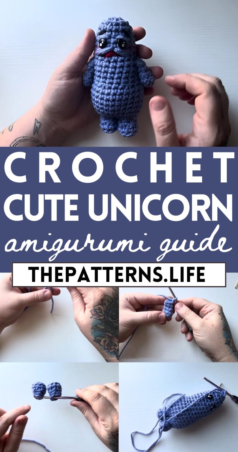Beginner-Friendly Cute Grimace Amigurumi Crochet Pattern - The Patterns