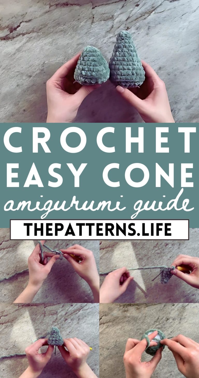Cone Amigurumi Crochet Pattern For Beginners - The Patterns