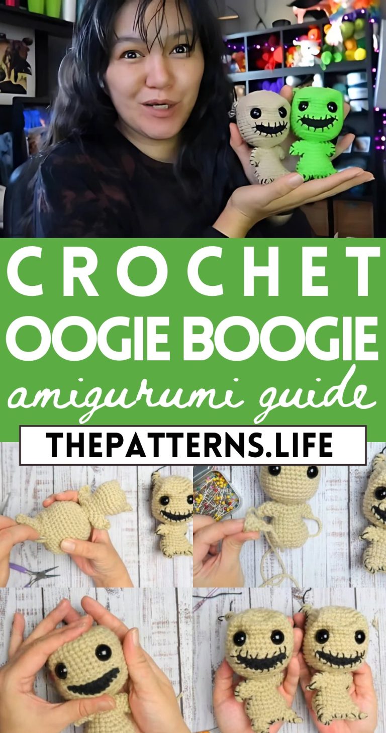 Crochet Oogie Boogie Amigurumi Pattern - For Halloween - The Patterns