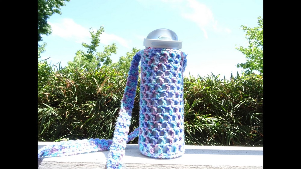 Crochet Water Bottle Holder Pattern Step By Step - The Patterns