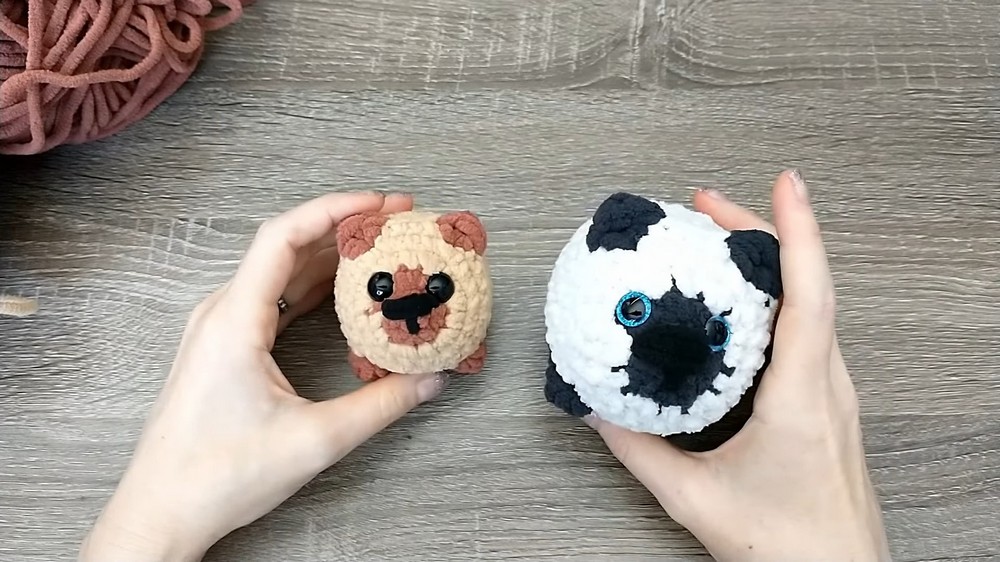 Easy To Make Crochet Siamese Loaf Cat Pattern No Sew - The Patterns