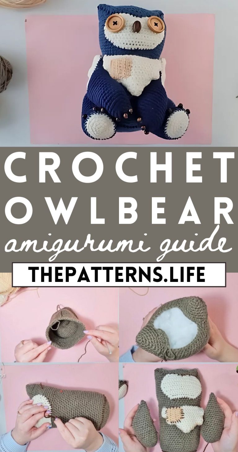 Crochet Cute and Beautiful Owlbear Pattern - For Home Decor - The Patterns