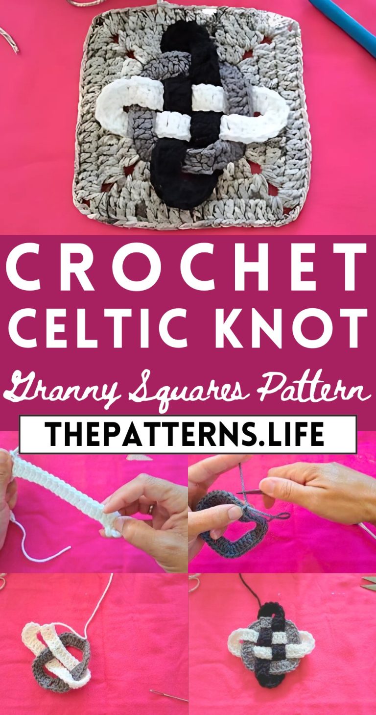Amazing Crochet Celtic Knot Granny Squares Pattern - The Patterns